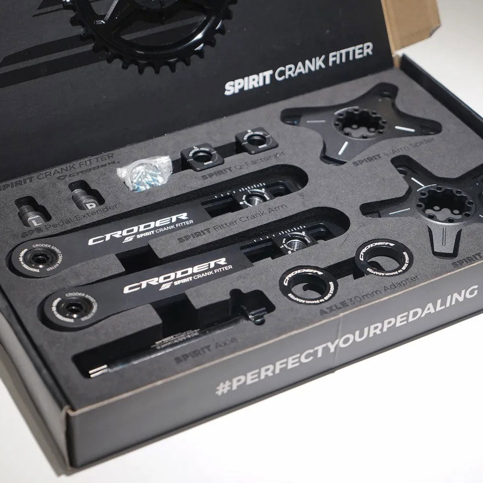 Cranks for children's bikes: lightweight, short lengths, narrow Q ...